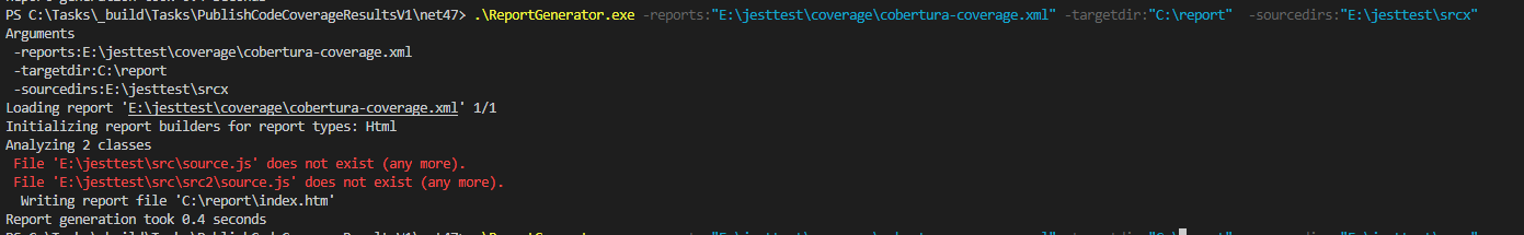 Source Directories Parameter Is Not Working · Issue 290 · Danielpalmereportgenerator · Github