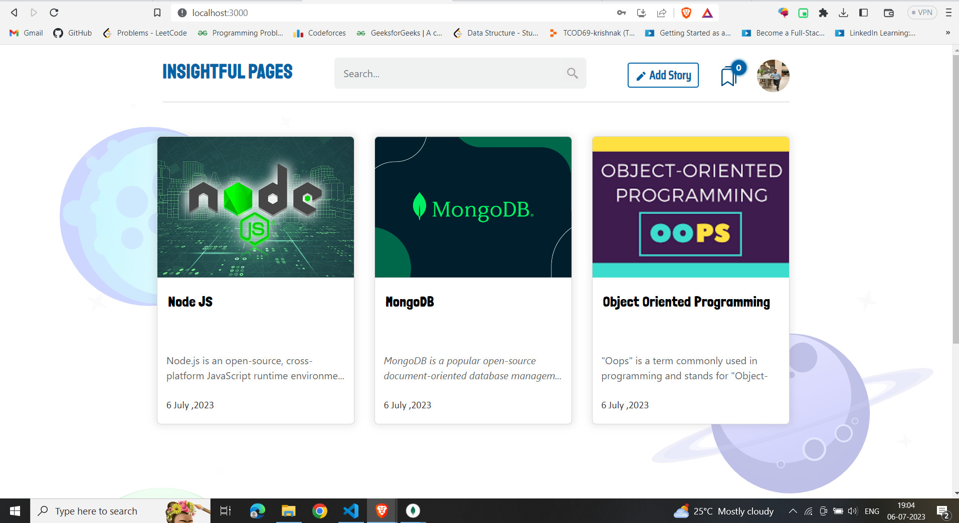 GitHub - Kisna2512/Insightful-Pages: Blog App