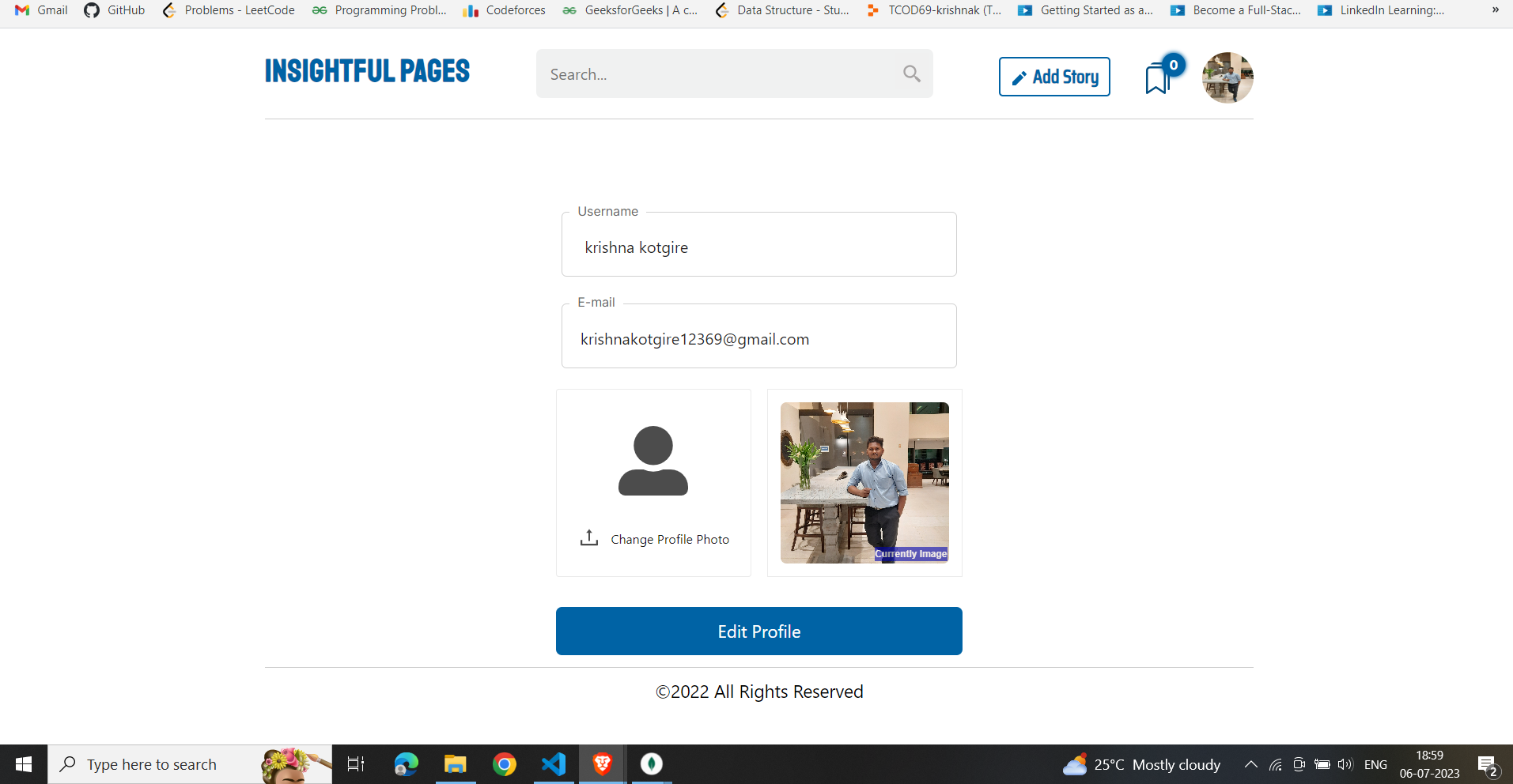 GitHub - Kisna2512/Insightful-Pages: Blog App