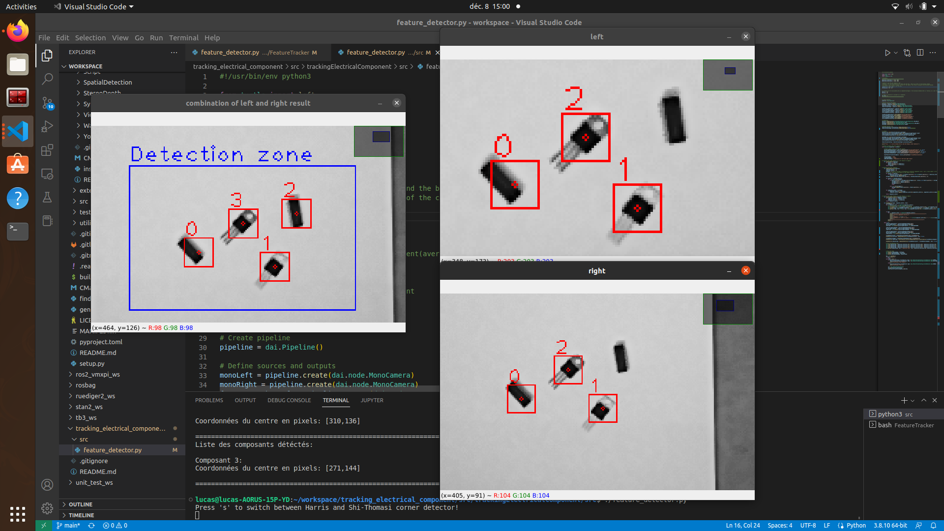 GitHub - lsilarbi/trackingElectricalComponent: Projet 3A Sigma. Track ...