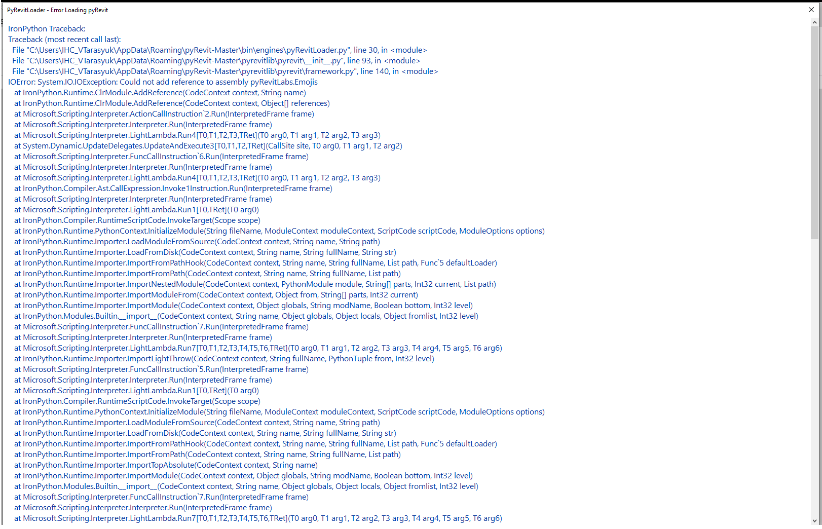 Failed seeding config file · Issue #1455 · pyrevitlabs/pyRevit · GitHub