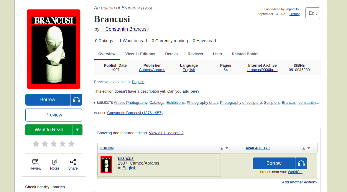 Work URLs have changed to single edition views by default, this breaks ...