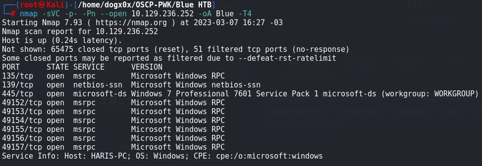 BLUE HTB Write Up · Issue #1 · Dogx0x/HTB-OSCP-Preparation · GitHub