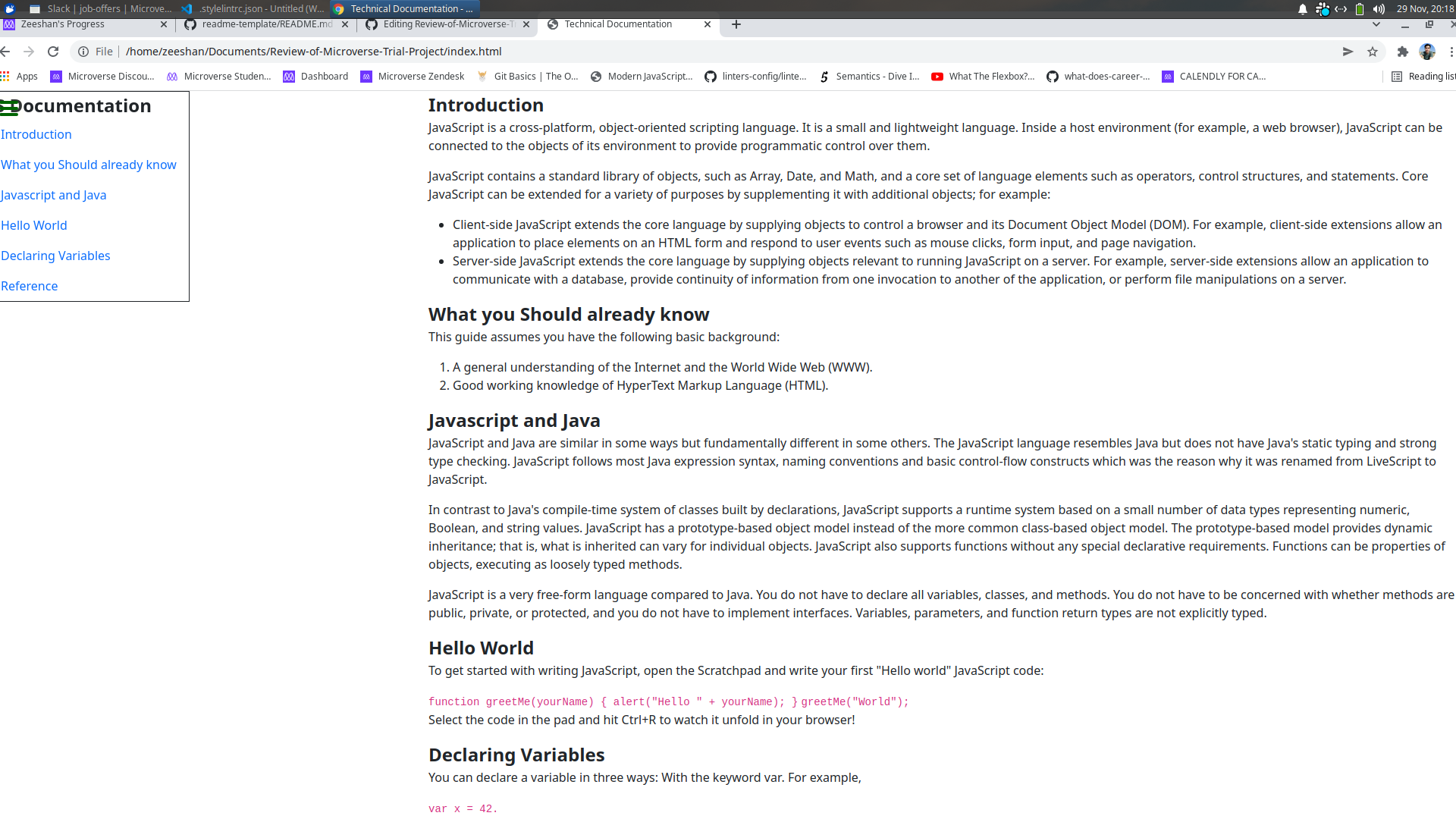 GitHub - zhadier/Review-of-Microverse-Trial-Project