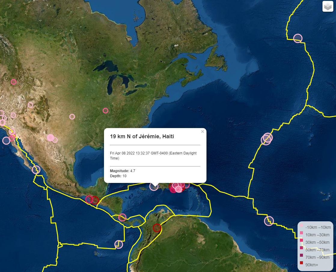 GitHub - angeleyazbec/Mapping-Earthquakes-Around-the-World: Used D3 and ...