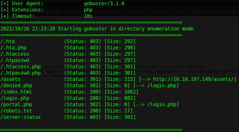 TryHackMe-CTF/picklerick.md at main · lucthienphong1120/TryHackMe-CTF · GitHub