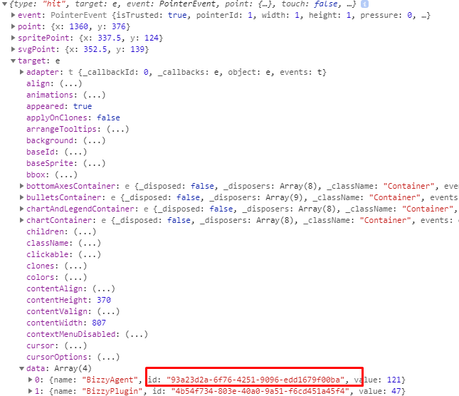 RadarChart Bullet click event · Issue #1328 · amcharts/amcharts4 · GitHub