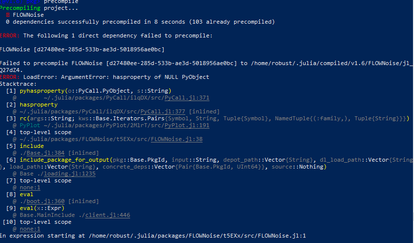 Compiling FLOWNosie dependencies is always wrong · Issue #86 · byuflowlab/FLOWUnsteady · GitHub
