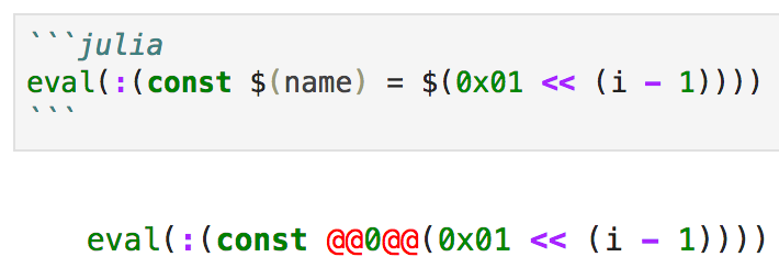 Julias Syntax Highlighter Collapses Markdown Code · Issue 5266 · Jupyterlabjupyterlab · Github