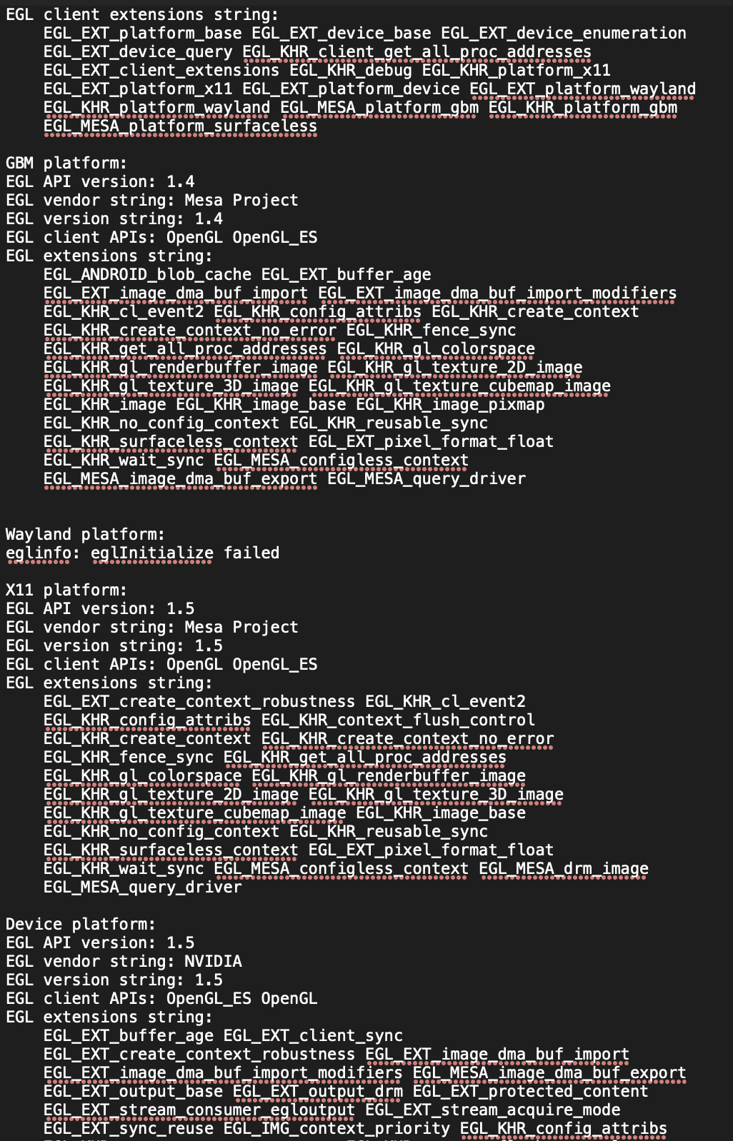 EGL (1.4) Failed to find any suitable EGL configs · Issue #3632 · isl ...
