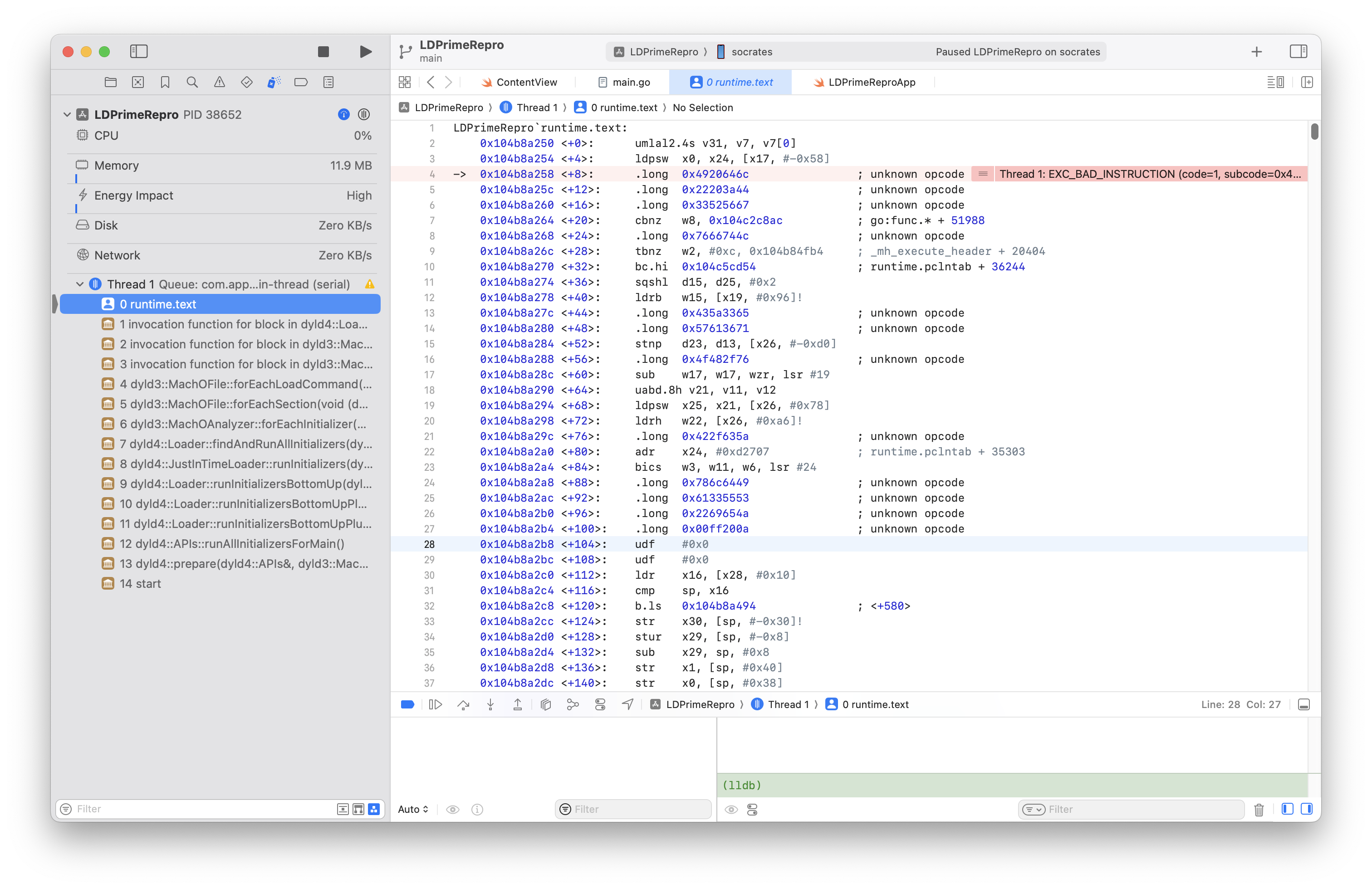 cmd/link: Go c-archive doesn't work with new Xcode 15 beta ld-prime linker · Issue #60694 ...