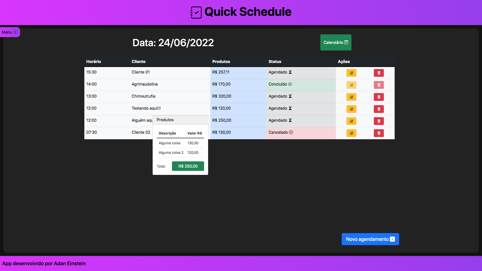 GitHub - AdanEinstein/QuickSchedule: Sistema desktop para auxiliar ...