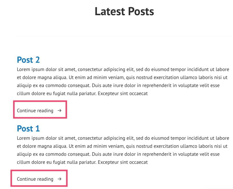 Latest Posts Block Read More Text Discrepancy Between The Editor And 5079