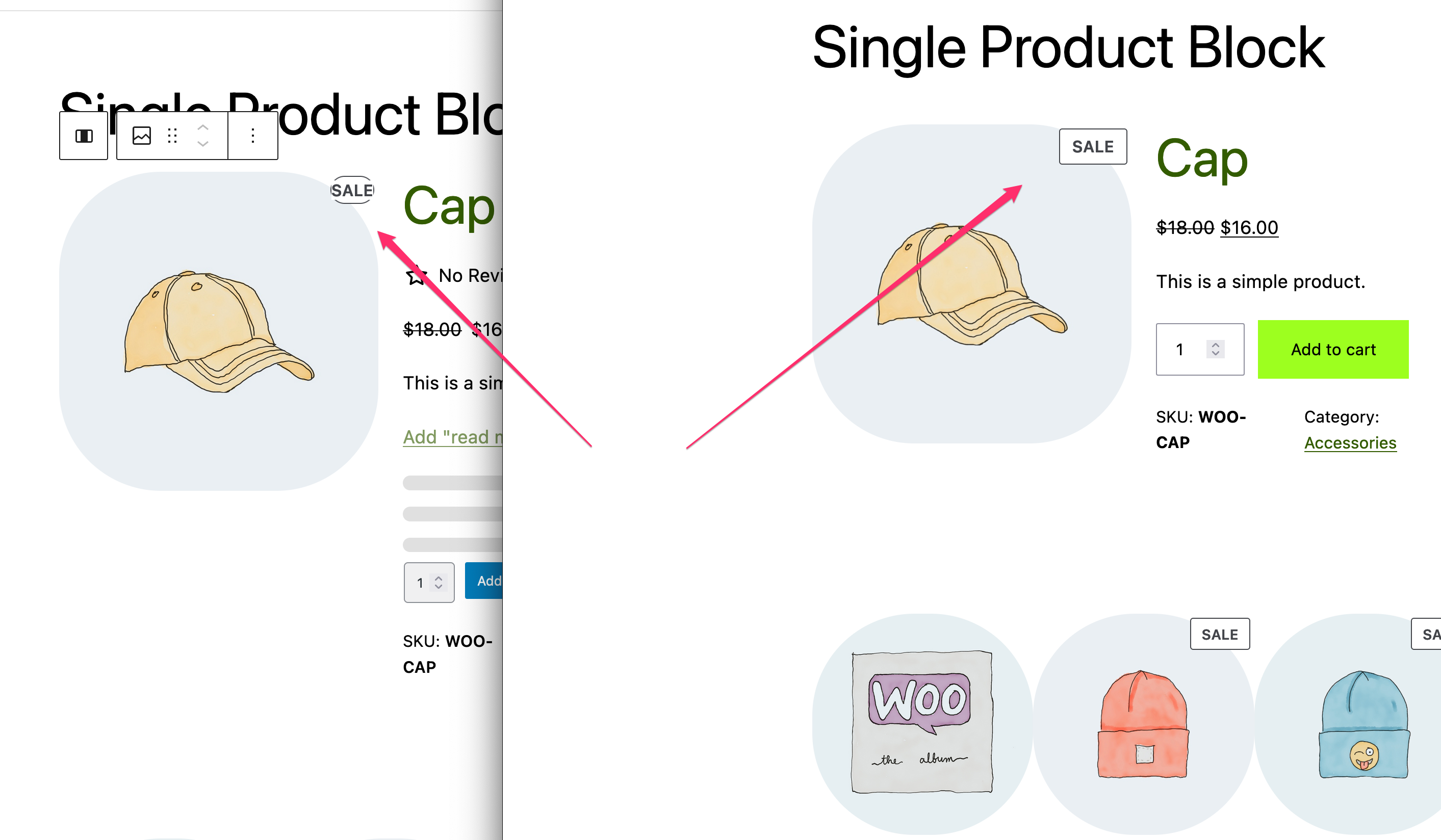 Product Image Border Radius Settings Get Applied To The Sale Badge In Editor But Not Frontend