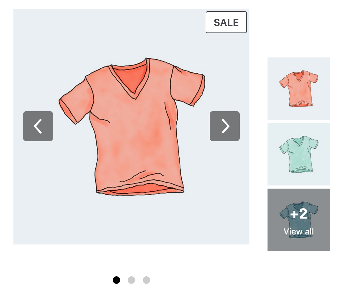 Product Gallery Thumbnails Load All Thumbnails And Hide The View All Overlay When In Dialog
