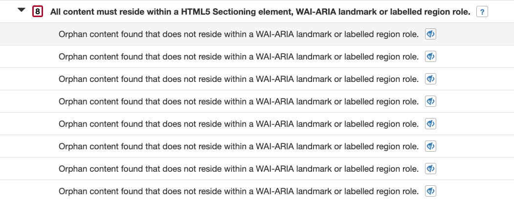 [Container]: All content must reside in HTML5 sectioning element · Issue #563 · carbon-design ...