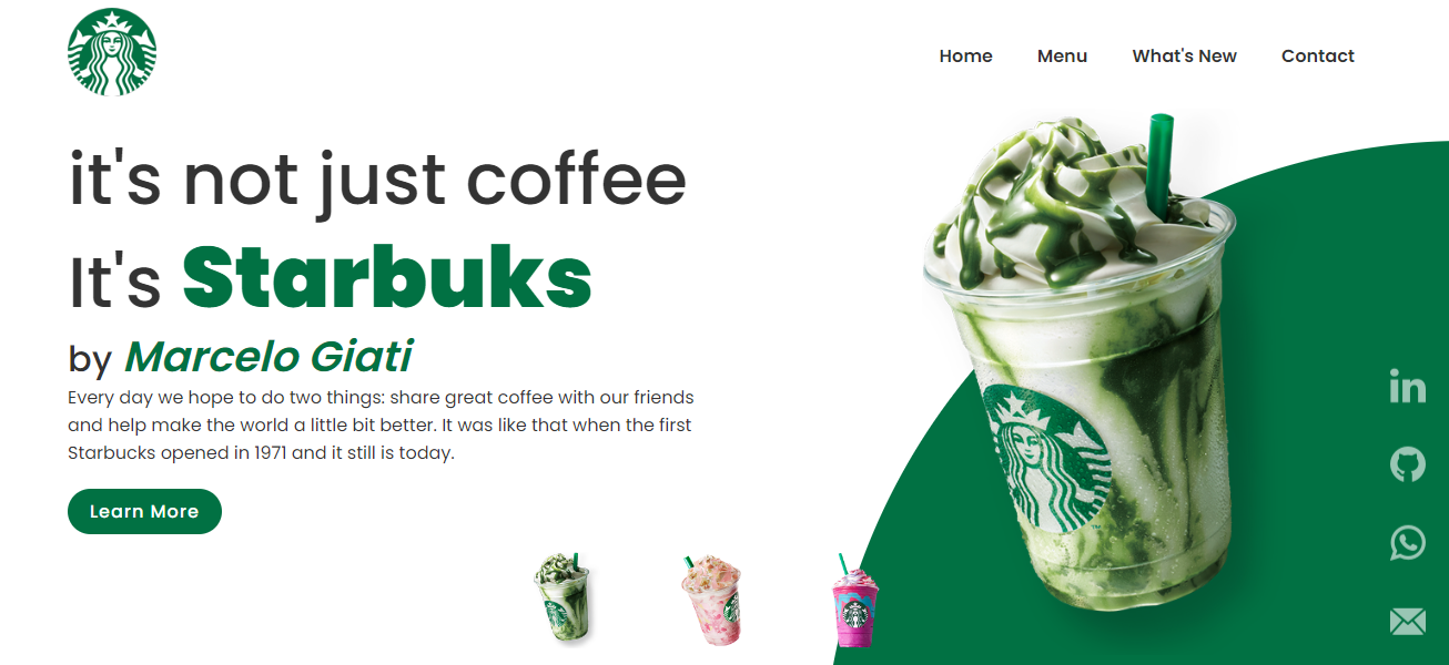GitHub - MarceloGiati/Landing_Page_Starbucks: Criado um Web Site clone ... GitHub - MarceloGiati/Landing_Page_Starbucks: Criado um Web Site clone ...