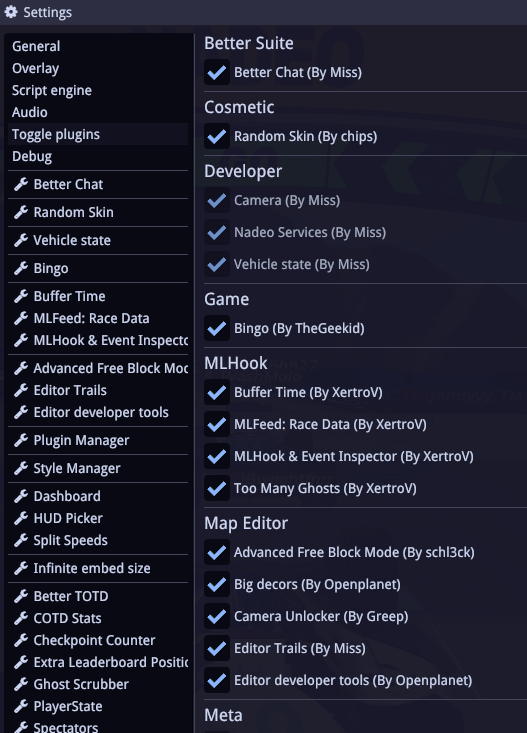 Option to display Plugin List Sorting by Name · Issue #285 · openplanet-nl/issues · GitHub