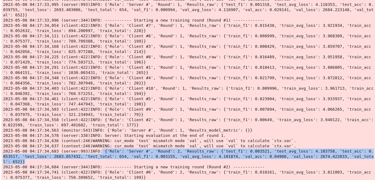 how to use wandb for logging in mode ‘fedavg’？ · Issue #591 · alibaba/FederatedScope · GitHub