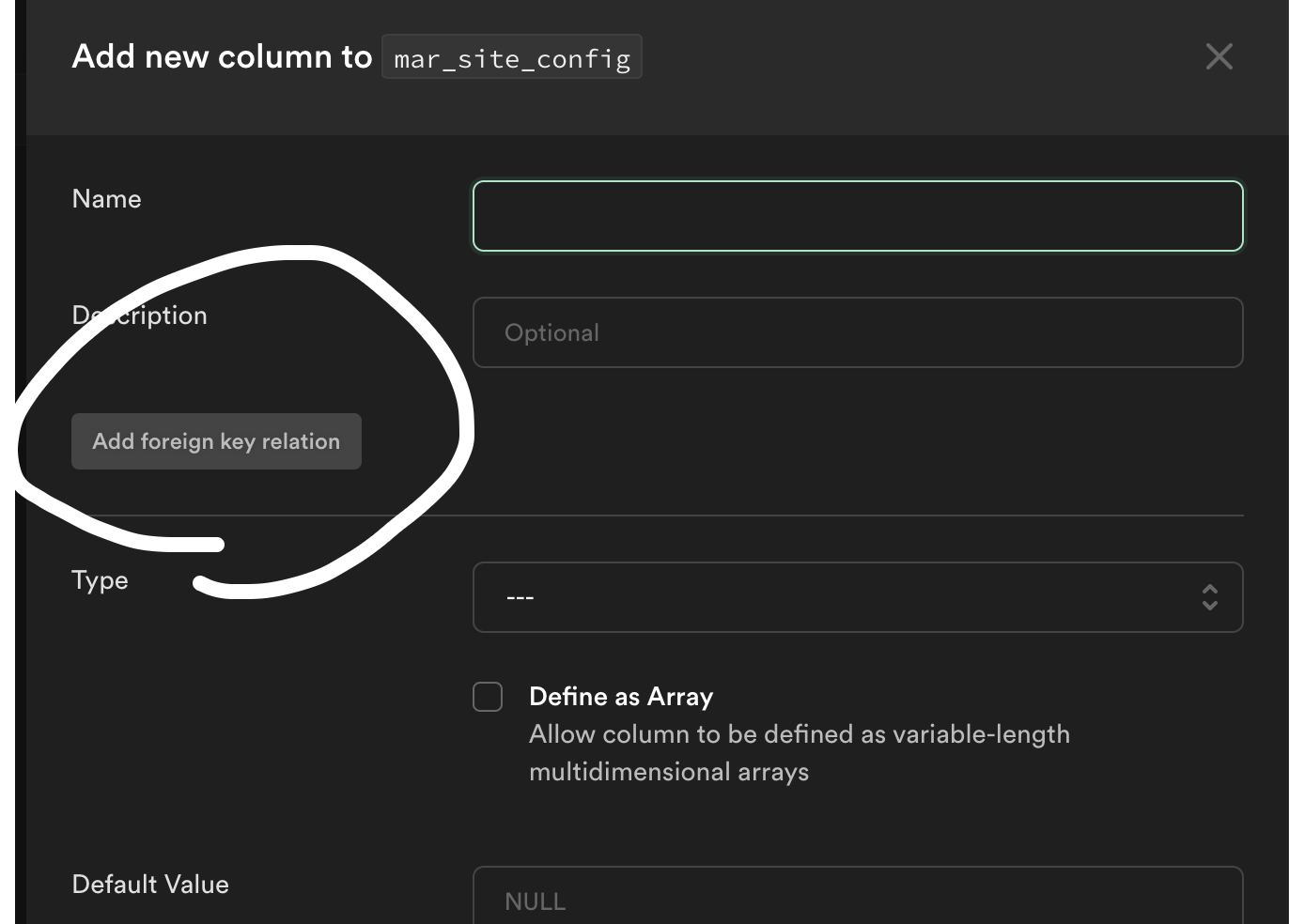 Creation of FK at table creation is not intuitive · Issue #3471 · supabase/supabase · GitHub