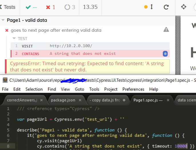 Command Contains Does Not Support Timeout · Issue 3142 · Cypress Iocypress · Github