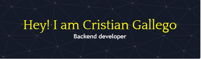 crisgahur (Cristian Gallego ) · GitHub