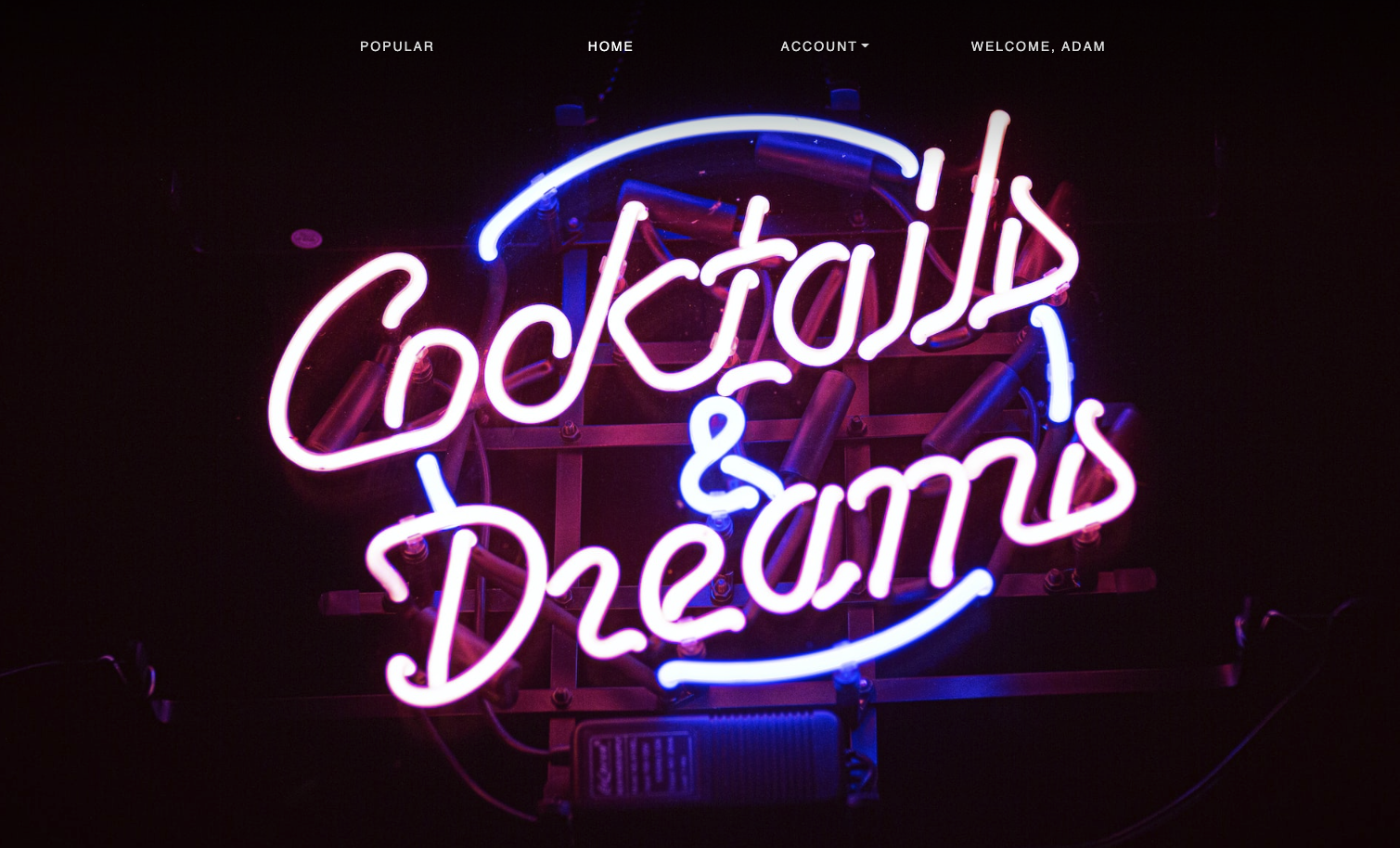 GitHub - Aleks2580/Cocktails-dreams