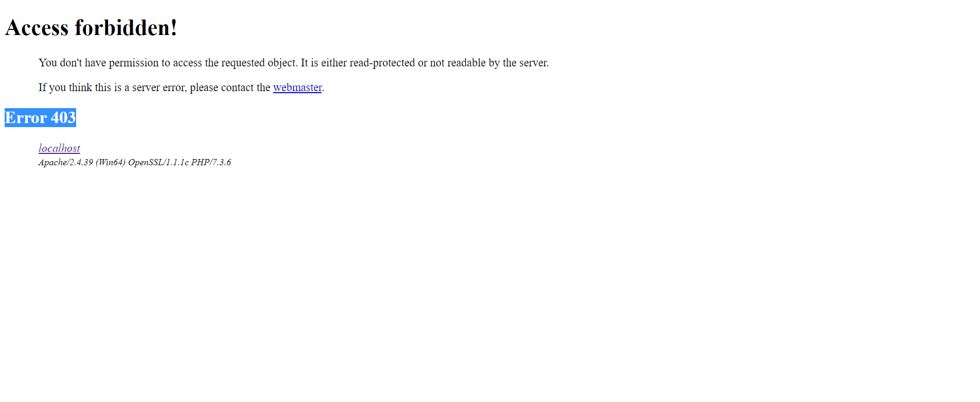 Access forbidden! Error 403 · Issue #3608 · opensourcepos/opensourcepos · GitHub