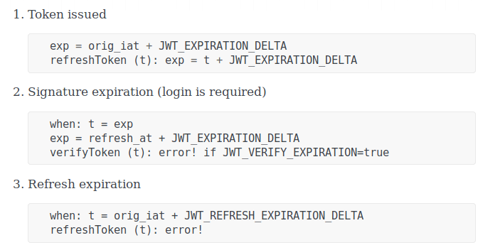 Single token refresh does not behave as described · Issue #91 · flavors/django-graphql-jwt · GitHub