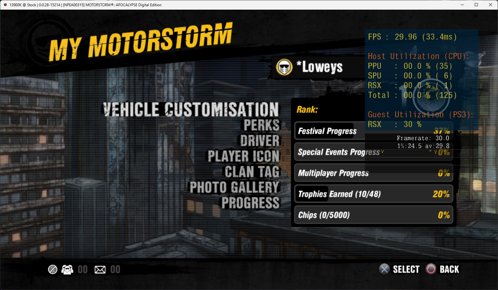 Motorstorm Apocalypse Bright Flashing Menusmaps · Issue 14049 · Rpcs3rpcs3 · Github 