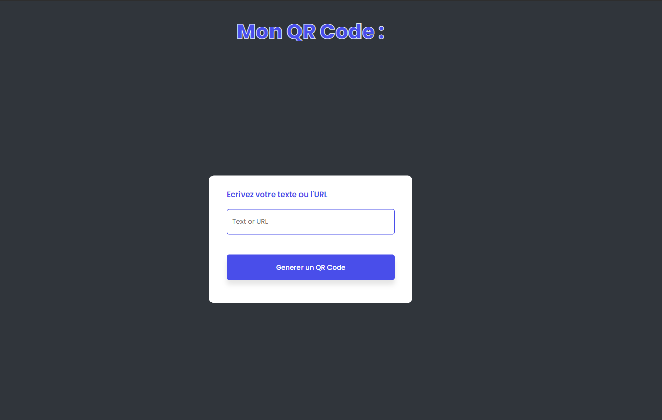 GitHub - 100sue/dev-QR-code-generator: Generateur de QR Code.