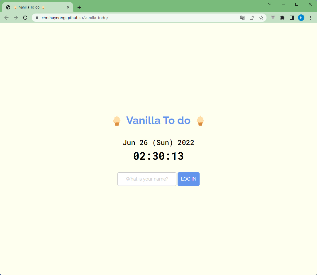 GitHub - choihayeong/vanillaTodo: 로컬에 저장되는 todo list