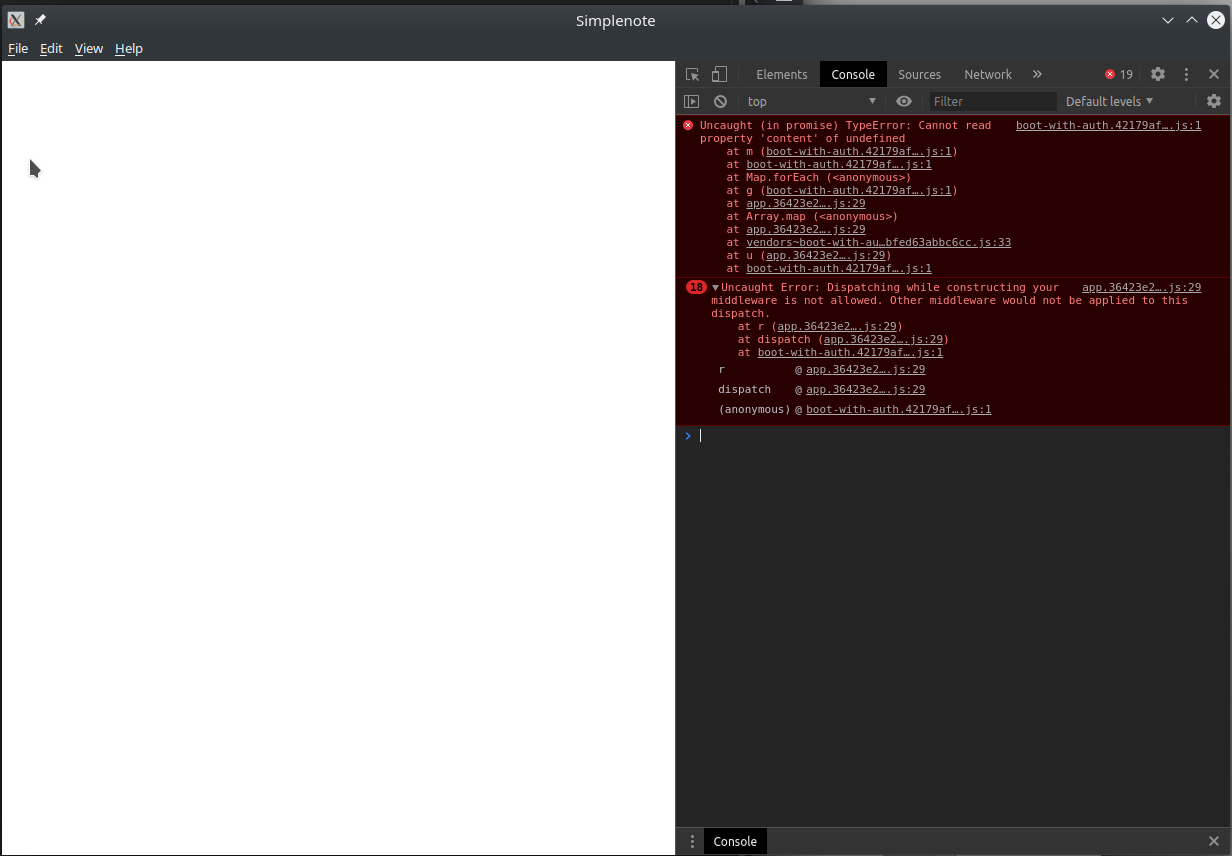 Linux client is not loading · Issue #2904 · Automattic/simplenote-electron · GitHub