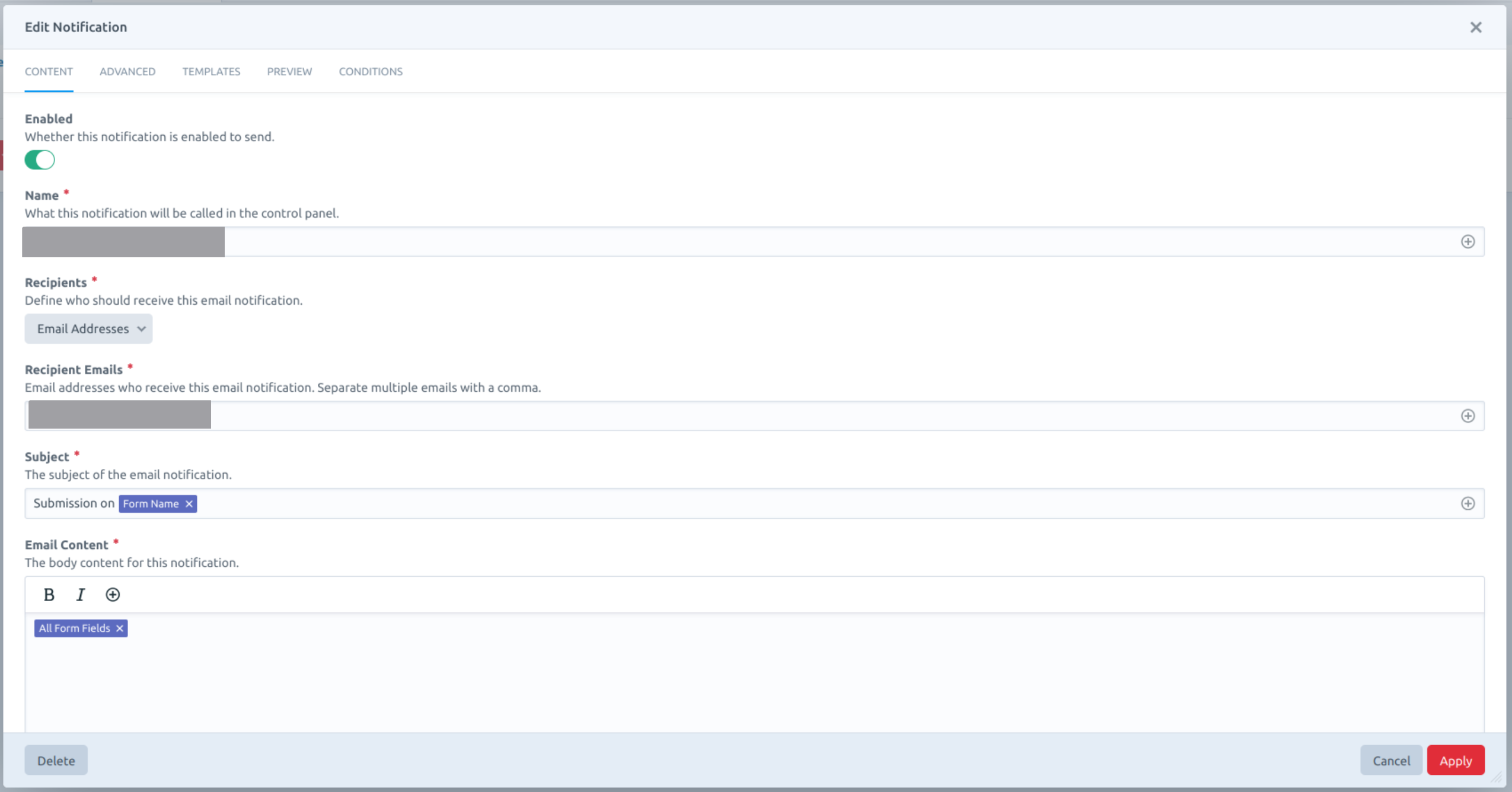 Blank e-mail in Outlook and Mail · Issue #952 · verbb/formie · GitHub