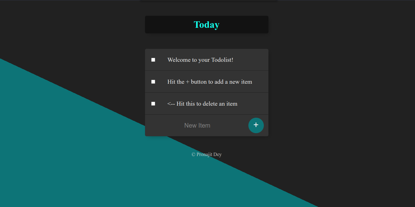 GitHub - pronajitdey/Todolist: This is a TodoList web app with a Node backend and MongoDB database