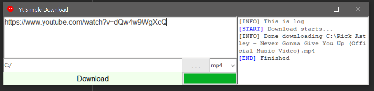 GitHub - Alks42/yt-simple-download: Very simple tkinter gui to download ...