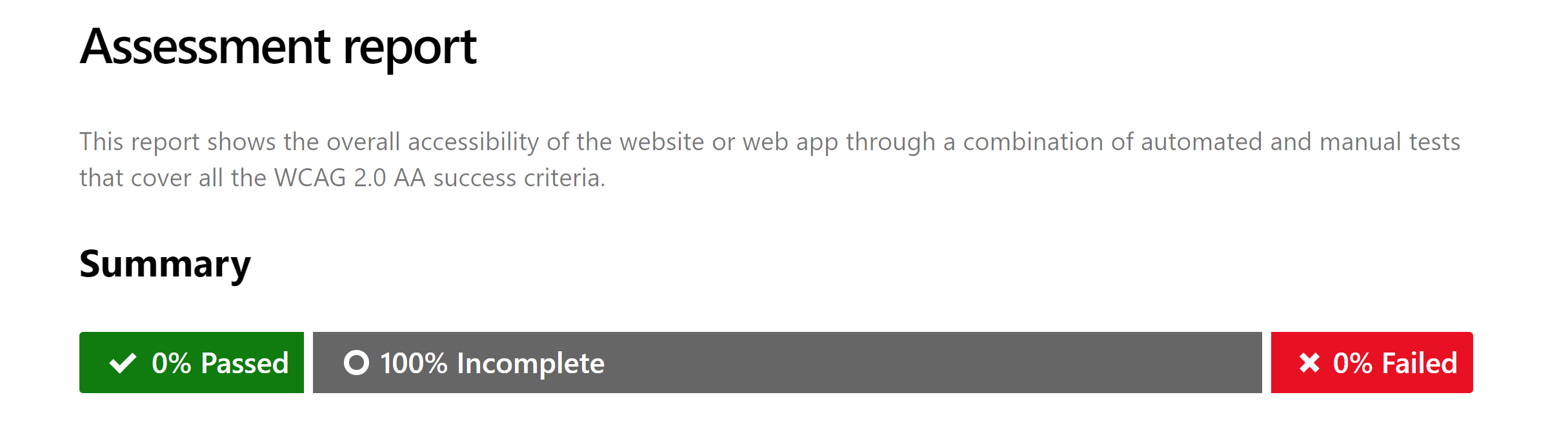 new report summary is not consistent with current · Issue #812 · microsoft/accessibility ...