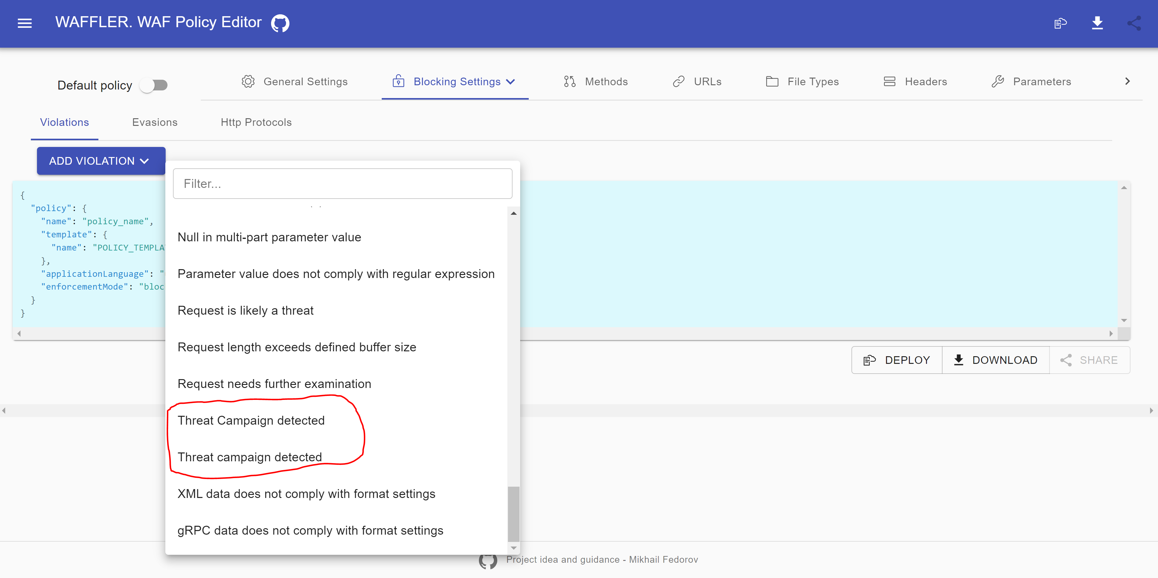 Duplicate violation name in available options · Issue #37 · f5devcentral/f5-waf-policy-editor ...