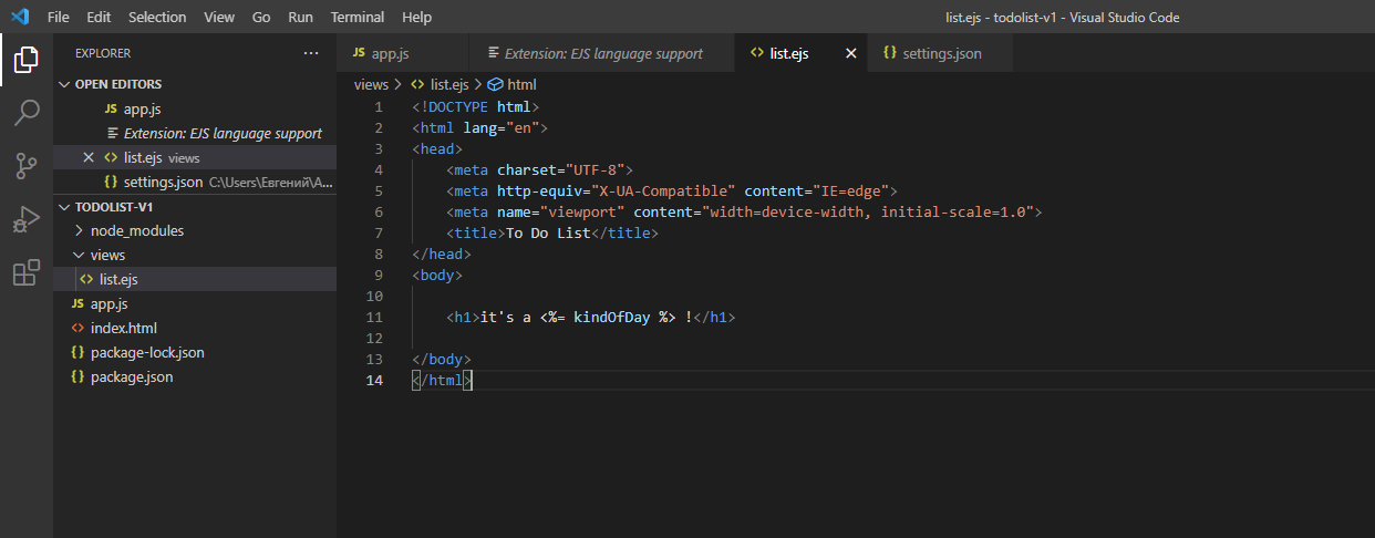 EJS language syntax is not being highlighted · Issue #81 ...