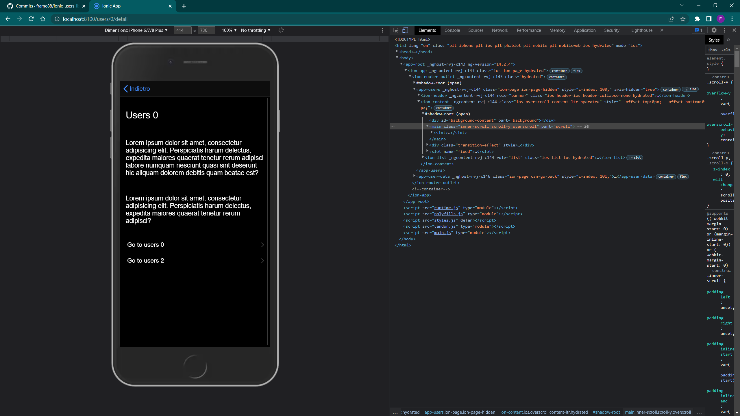 GitHub - frame88/ionic-users-list: Reproduction of an iphone template ...