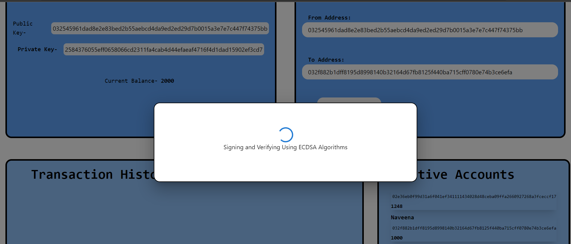 GitHub - gauthking/ECDSA-backend: Temporary Backend API