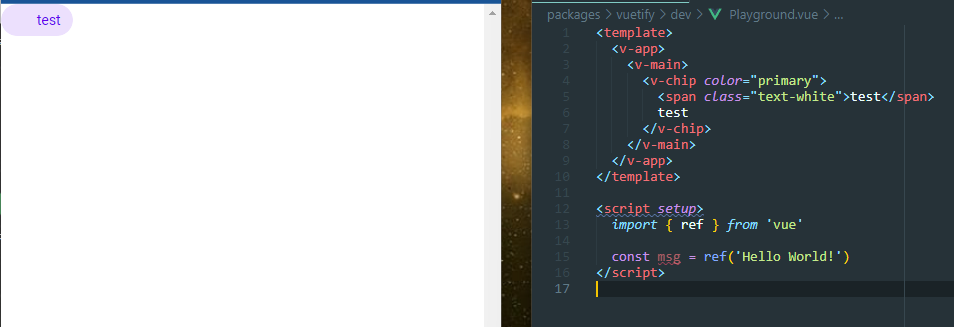 Bug Report 310 Impossible To Set Text Color For V Chip · Issue