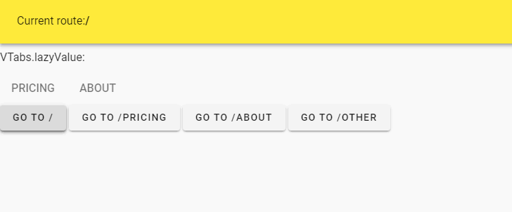 [Bug Report] v-tabs is not updating lazyValue properly · Issue #3617 · vuetifyjs/vuetify · GitHub