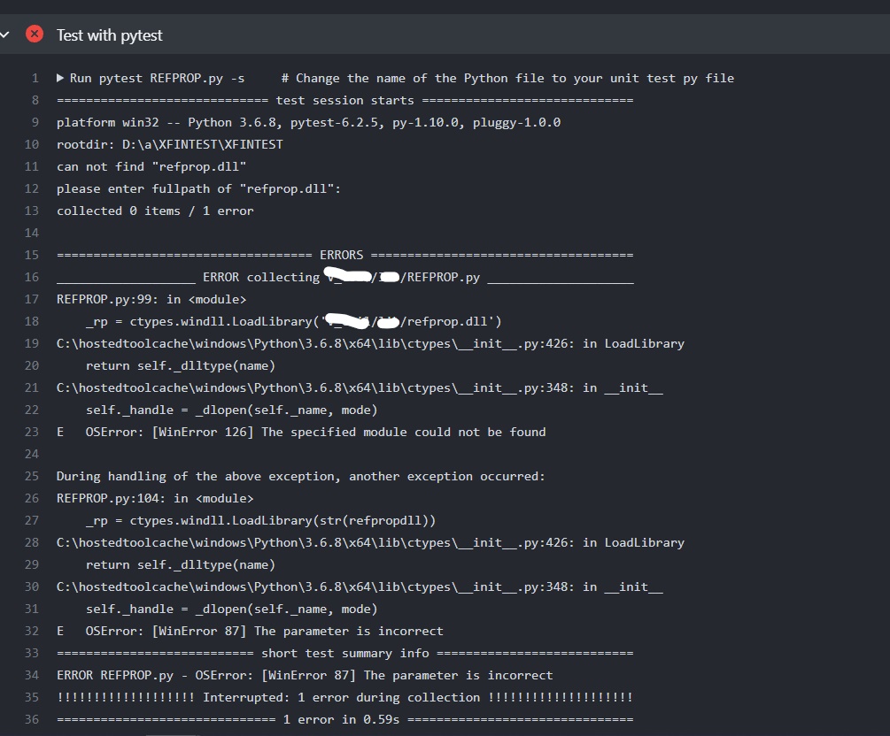Calling refprop in a workflow in Github · Issue #414 · usnistgov ...