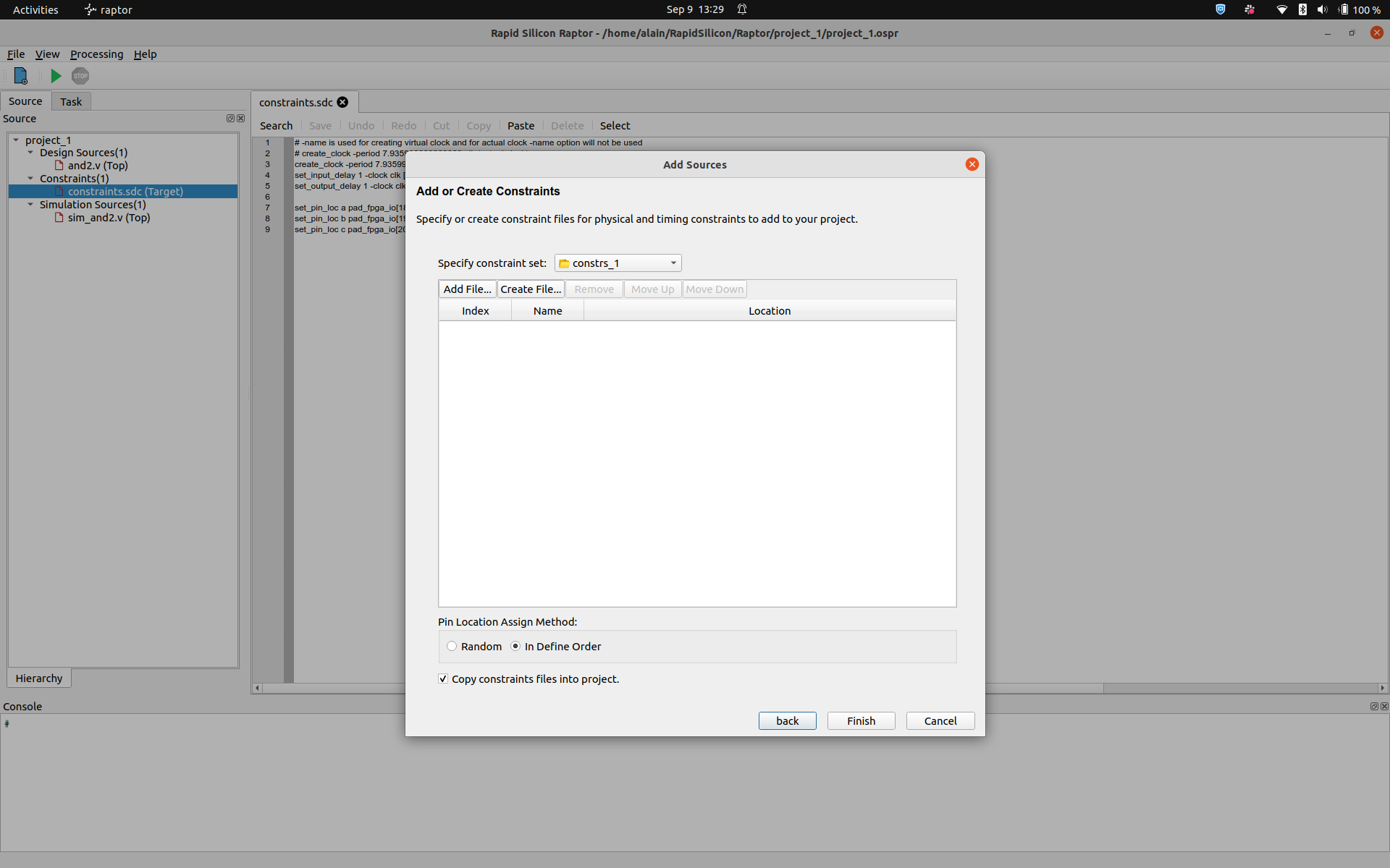 Once project is created, it cannot be changed · Issue #640 · os-fpga/FOEDAG · GitHub