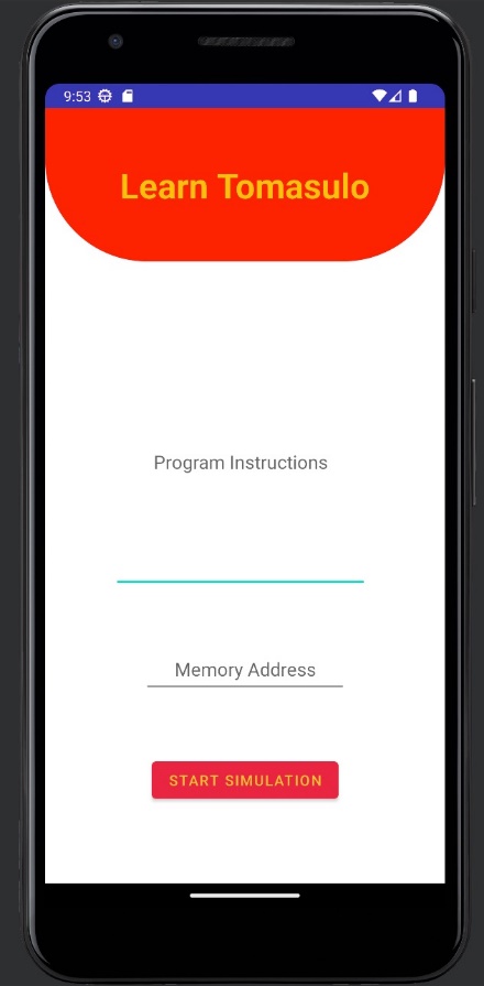 Github Ahmed Amr Salah Tomasulo Algorithim Simulation An Educational Mobile Application Which