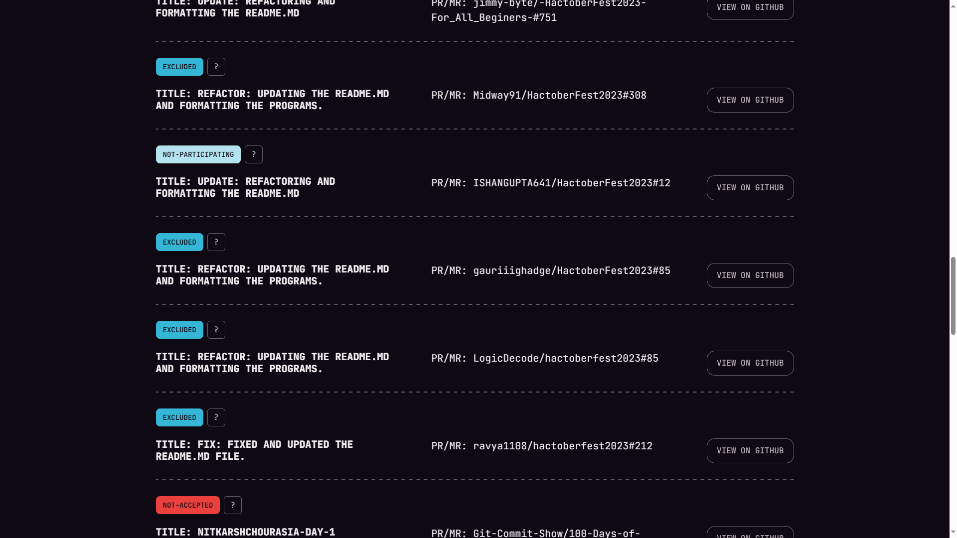 Thir Repo Is Not Accepting Contribution For Hacktoberfest · Issue 819 · Thinkswell Javascript
