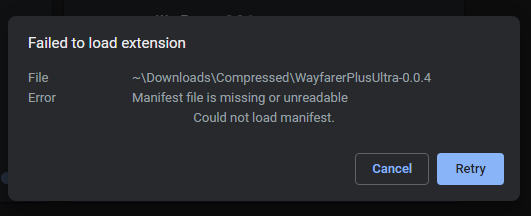 Link to download "Release" not present. · Issue #48 · mariomc/WayfarerPlusUltra · GitHub
