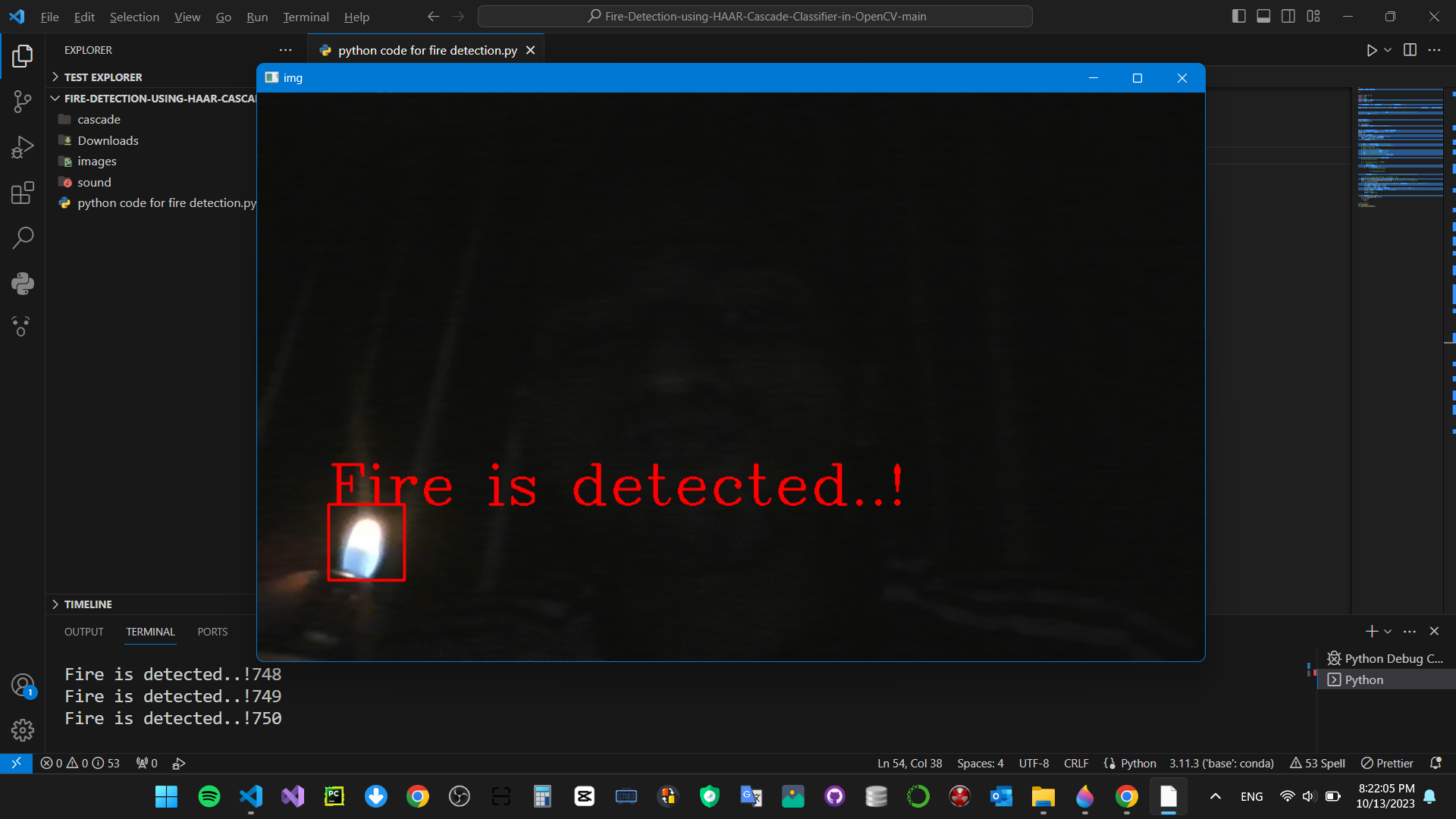 GitHub - KILLER-RAMADAN/fire_detection_using_cv2