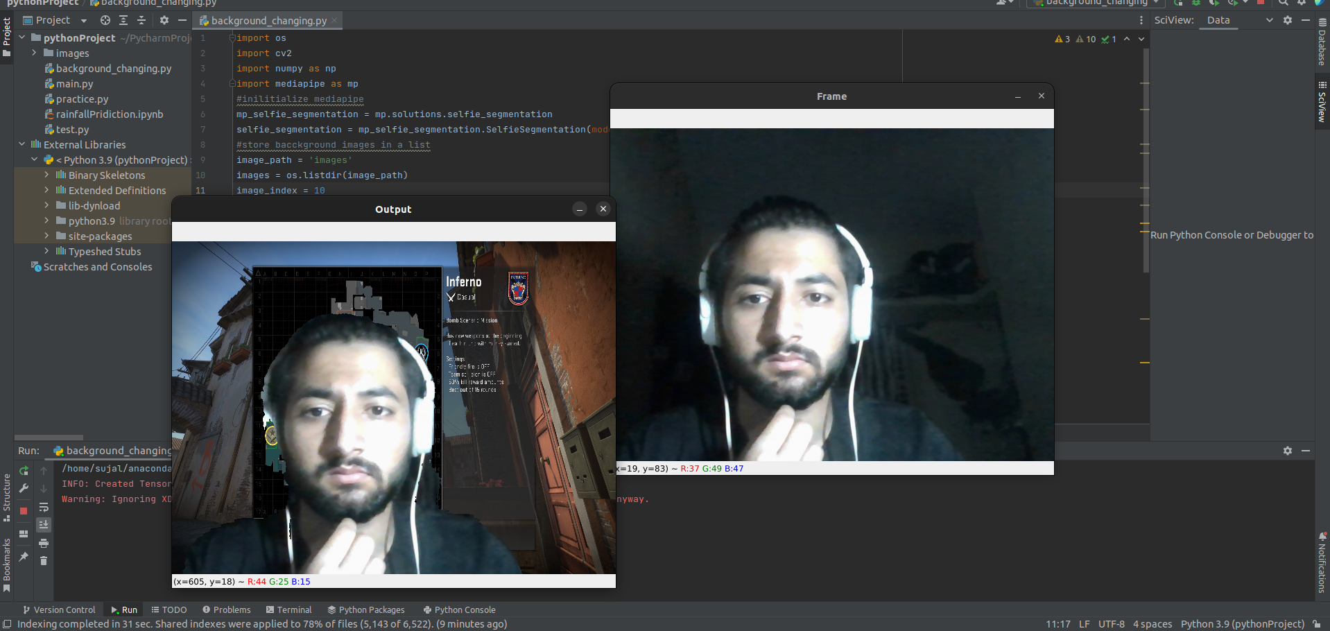 GitHub - sujalsha/video_backgroung_change: It is a python project made ...